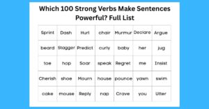 100 Strong Verbs to Boost Communication and Writing Skills