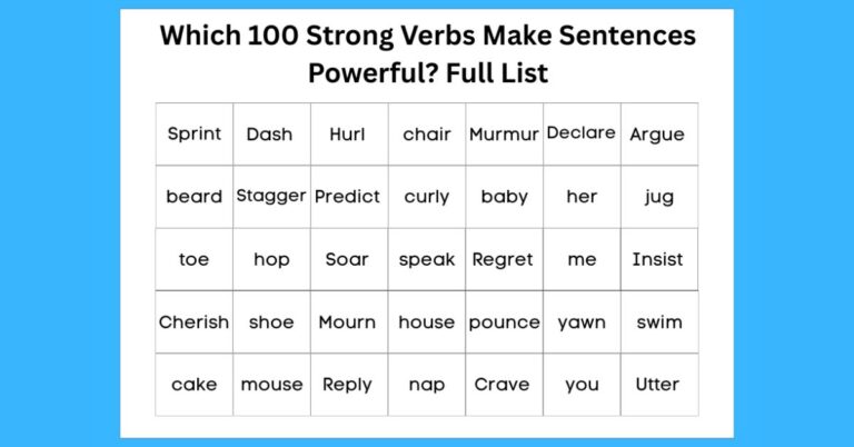 100 Strong Verbs to Boost Communication and Writing Skills