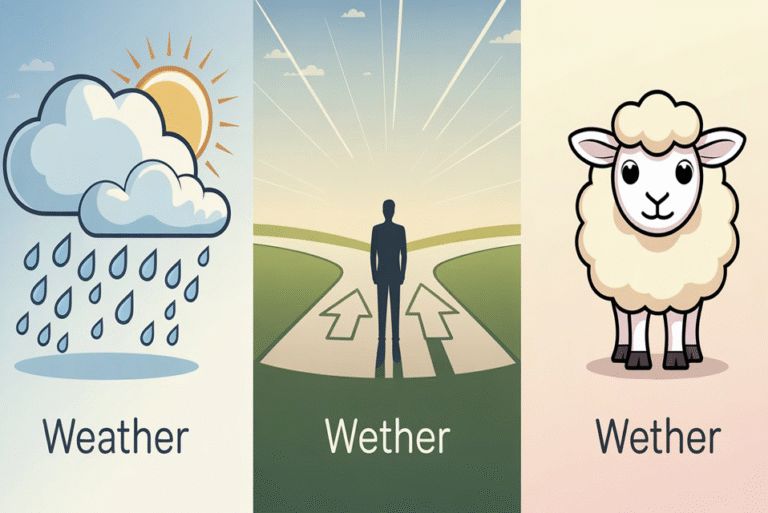 Weather vs Whether vs Wether Difference | Examples & Guide