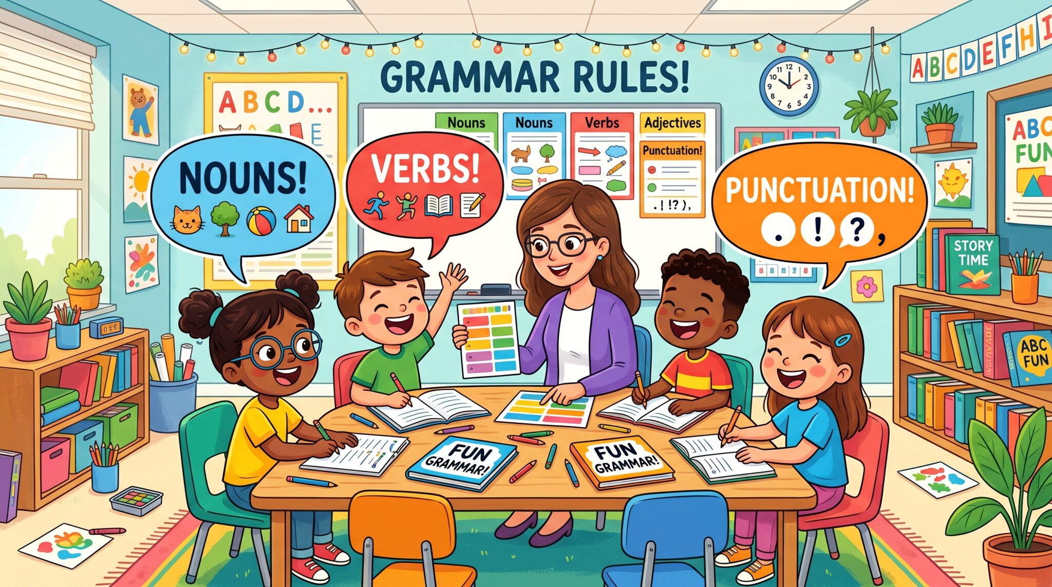 Grammar Rules for Kids – Easy and Fun English Grammar Guide